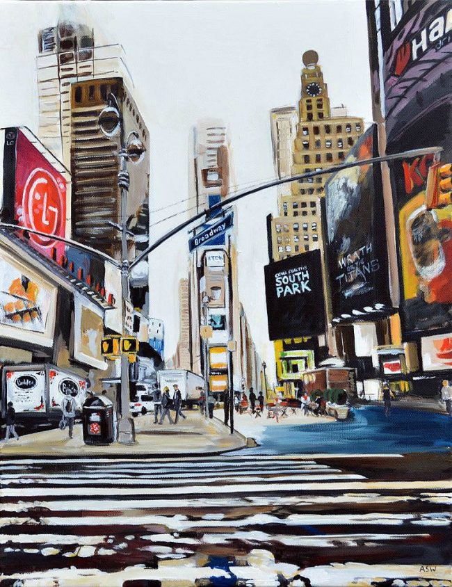 Painting of New York 13 – Angela Wakefield