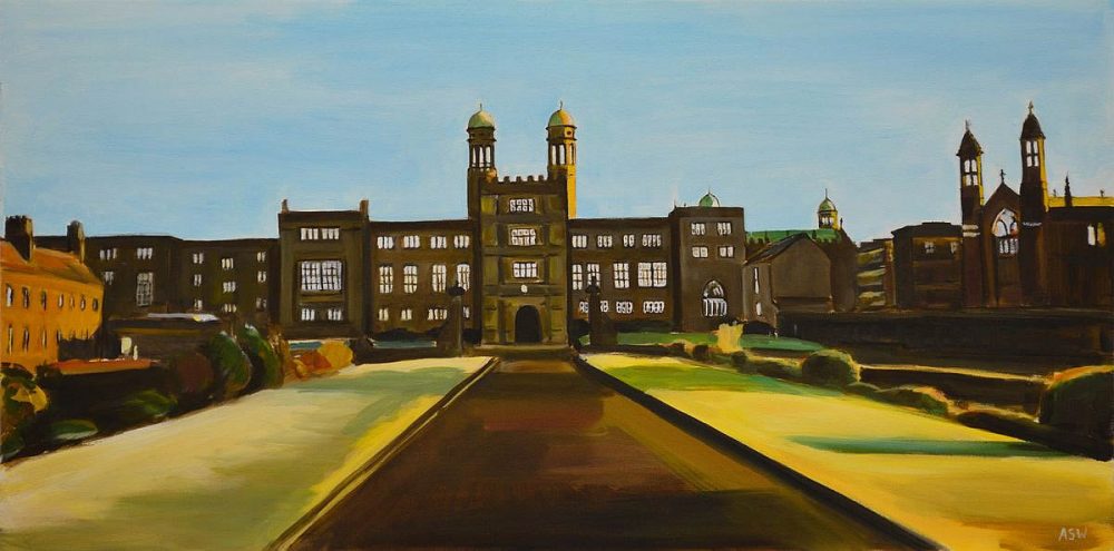 Painting of Lancashire 4 – Accrington Arcade – Angela Wakefield