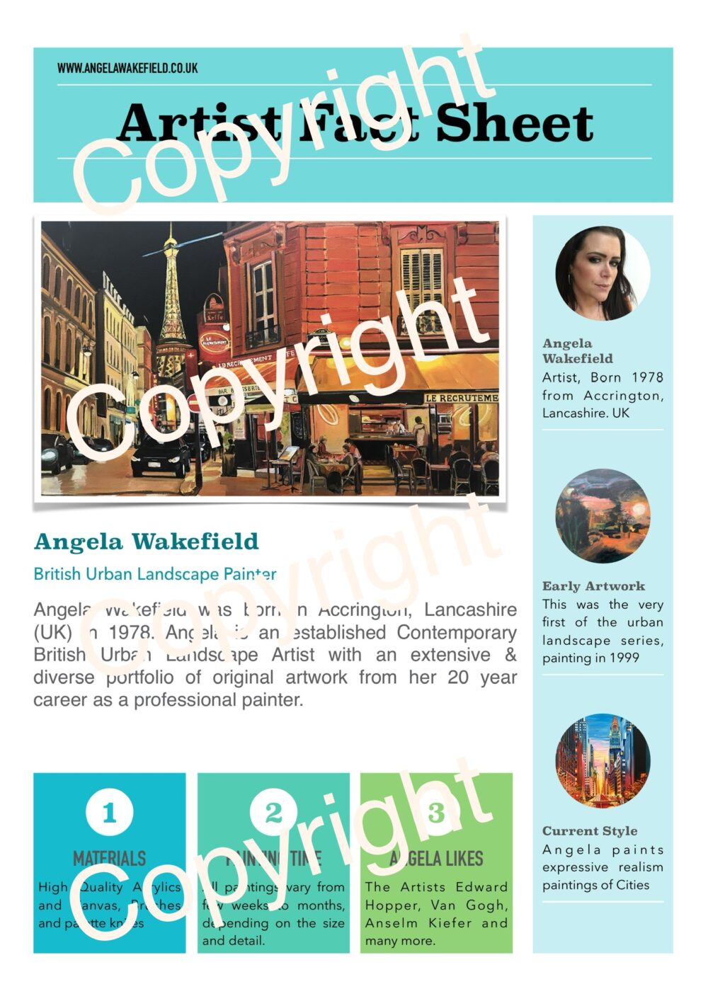 Angela Wakefield Fact Sheet for Schools – Angela Wakefield